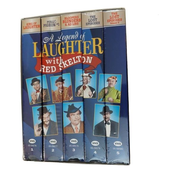 Media | Red Skelton A Legend Of Laughter Vhs 202 5tape Set 3 Sealed ...